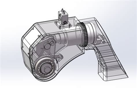 液压式扳手 SOLIDWORKS 2019 模型图纸下载 懒石网