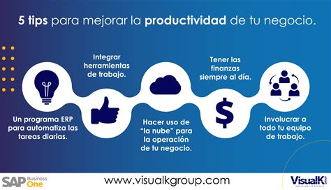 5 Tips Para Mejorar La Productividad De Tu Negocio Con Un Erp Visualk
