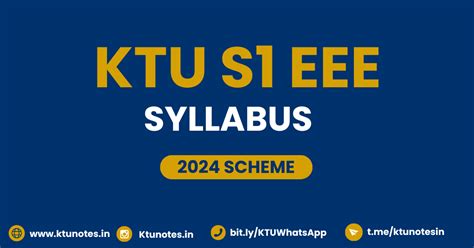 Ktu S Eee Syllabus Scheme