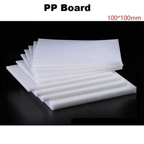 100 100 มม Pp Board Polypropylene พลาสติกปลอดสารพิษเขียง Diy ถังปลา
