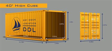 High Cube Shipping Container Dimensions In Meters