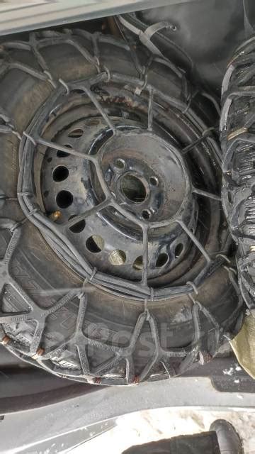 Колeса на резиновых цепях. 185/70/14R Bridgestone - Колёса во Владивостоке