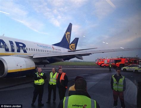 Ryanair Jet Has Top Of Wing Ripped Off After Planes Collide At Dublin