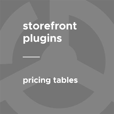 Storefront Pricing Tables V1 1 0 Gpl Vault