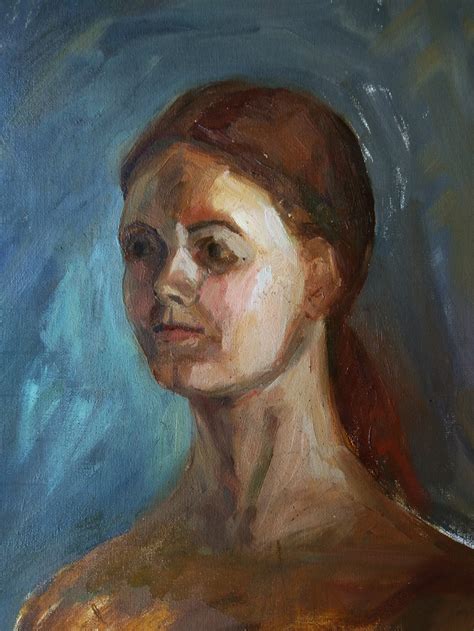 Иллюстрация Натурщица в стиле академический рисунок графика