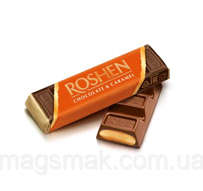 Купити Батончик Roshen / Рошен молочно-шоколадний з карамельною ...
