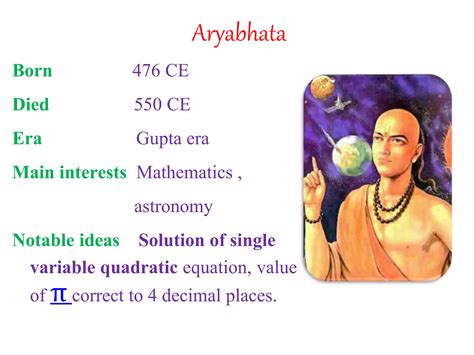 Indian Mathematicians Pptx Physics Science