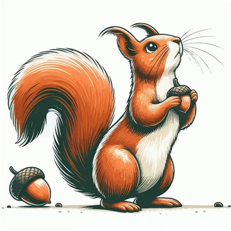 Premium Vector Squirrel Vector