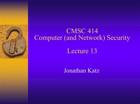 Slides For Lecture 13