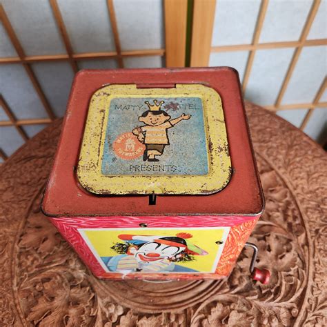 Jack In The Box Matty Mattel Clown Jester Random Pop Up Mechinism