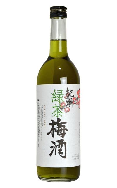 【楽天市場】紀州 緑茶梅酒（720ml）【健康食前酒】注目！綺麗なグリーンティーに梅酒が！？グラスに注ぐと雰囲気のあるカクテルに変身