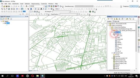 18 Arcgis Arcmap Network Analyst Arcgis Də Network Datasetin Yaradılması Youtube
