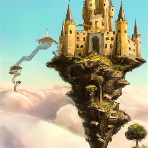 Download Ki Generated Castle Castle In The Air Royalty Free Stock