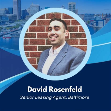 Employee Spotlight David Rosenfeld Senior Leasing Agent Bay