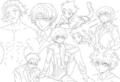 Пин от пользователя Munchkincm на доске Hunter X Hunter Милые рисунки Рисунки Аниме