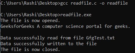 Opening Modes In Standard I O In C C With Examples Geeksforgeeks