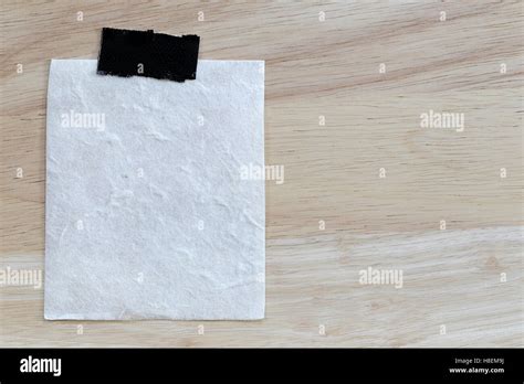 Vintage Of Note Paper On Wooden Background And Copy Specs You Can Input