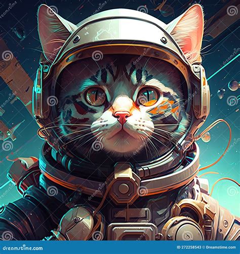 Final Frontier Astronaut Digital Art Illustration Generative Ai
