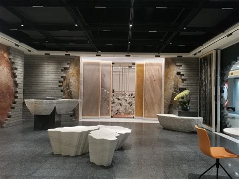 富森展厅 鹏基石材PONGE STONE 一站式高端装修石材定制服务商