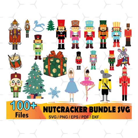 100 Nutcracker Bundle Svg Christmas Svg Disney Svg Nutcra Inspire