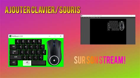 TUTO AJOUTER CLAVIER ET UNE SOURIS SUR LIVE OBS Live Et Videos YouTube
