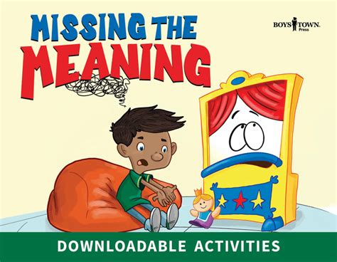 Downloadable Activities Missing The Meaning Boys Town Press