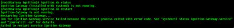 The Gateway Failed To Start In Linux Ignition Inductive Automation