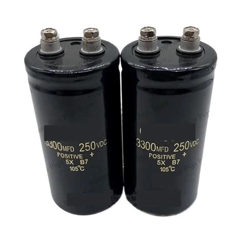 Pcs CD Screw Electrolytic Capacitor V UF X Inverter Amazon Industrial