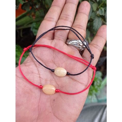 Jual Gelang Simpel Batu Alam Akik Manigajah Natural Oval Pipih 12 Mm