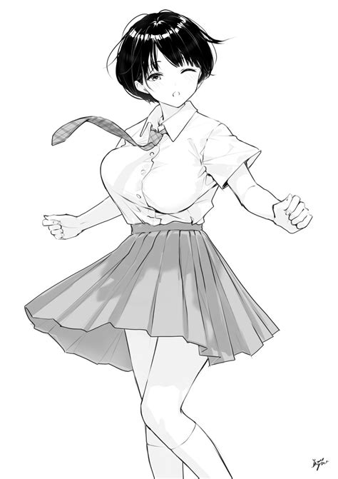 Safebooru 1girl O Absurdres Bangs Blush Breasts Collared Shirt