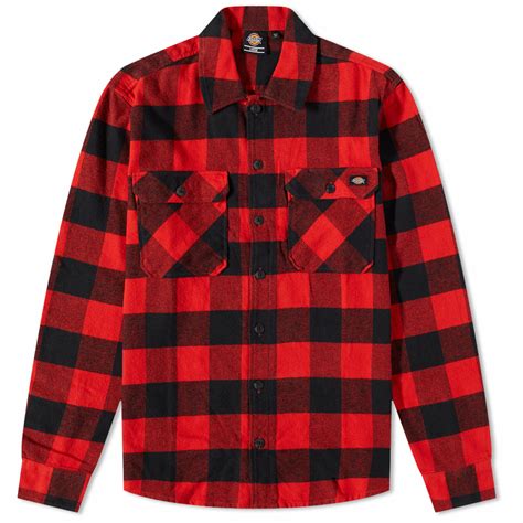Dickies Mens New Sacramento Check Shirt In Purple Rose Dickies Construct