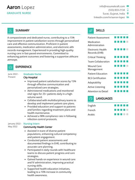 9 New Grad Nursing Resume Examples In 2025 Resumekraft