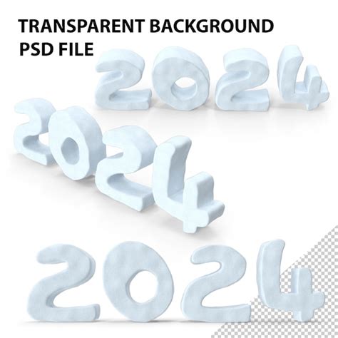 2024 Símbolo De Neve Png Psd Premium