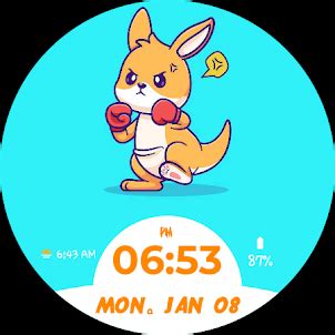 PC에서 Kangaroo Watch Face 플레이 컴퓨터용 앱플레이어 다운로드