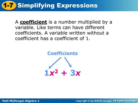 simplifying expressions ppt download