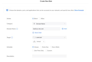 Blocking Sites With Ubiquiti Unifi FlashStart