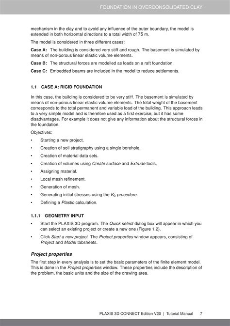 Plaxis 3d Tutorial Manual Pdf