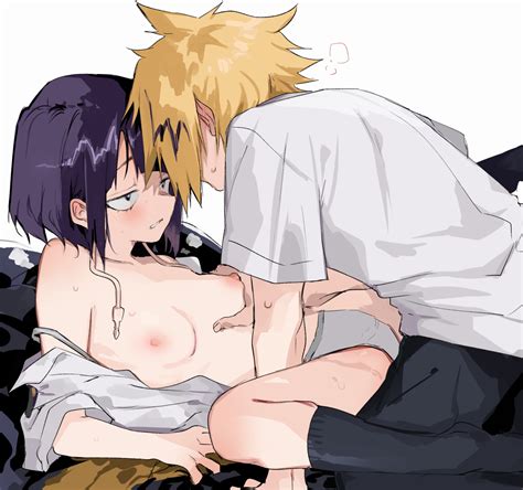 Jirou Kyouka And Kaminari Denki Boku No Hero Academia Drawn By