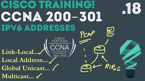 Cisco Ccna Certification 200 301 Ipv6 Addresses 18 Youtube
