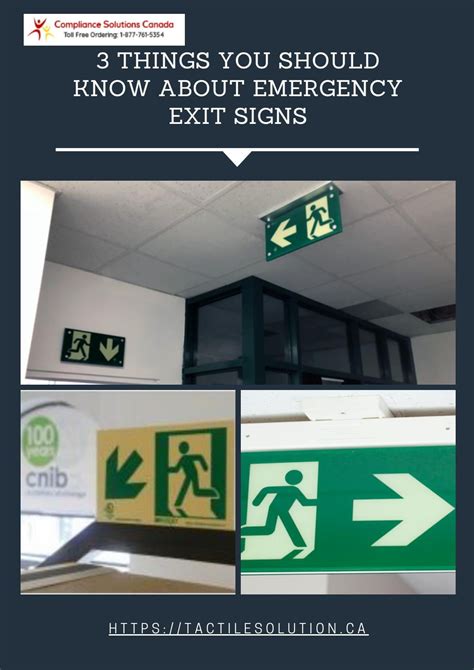 3 Things You Should Know About Emergency Exit Signs By Tactile Solution Issuu