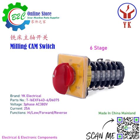 Cam Switch Milling Machine Spare Parts 6 Stage Position Rotary Spindle