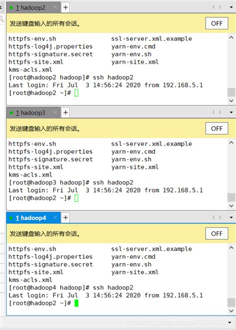 Hadoop分布式集群搭建，以及ssh互通免密登录！xshell如何进机群 Csdn博客