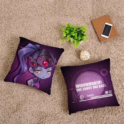 Amellor 4040cm New Overwatches Pillow Cushion Ow Dva Mercy Mei Reaper