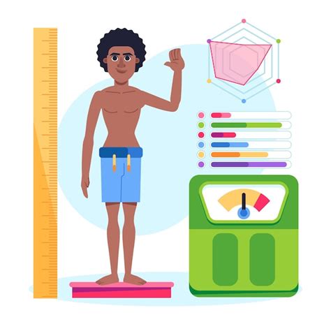 Premium Vector Flat Design Bmi Illustration