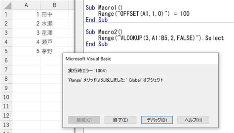 Office Tanaka Excel Vba Tips Range