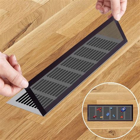 8 Pack Floor Register Screen Vent Mesh Air Vent Screen Cover Magnetic