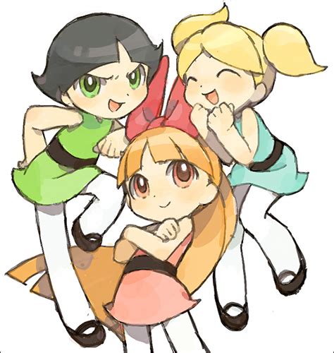 Poo Donkan Gokko Blossom Ppg Bubbles Ppg Buttercup Ppg Cartoon Network Powerpuff