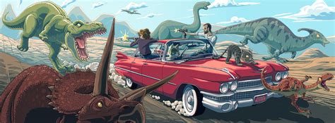 Cadillacs And Dinosaurs Wallpapers Wallpaper Cave