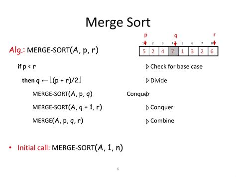 Merge Sort And Quick Sort Pptx