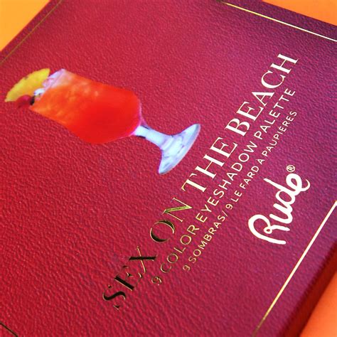 Cocktail Party Sex On The Beach Vegan Eyeshadow Palette Rude Cosmetics